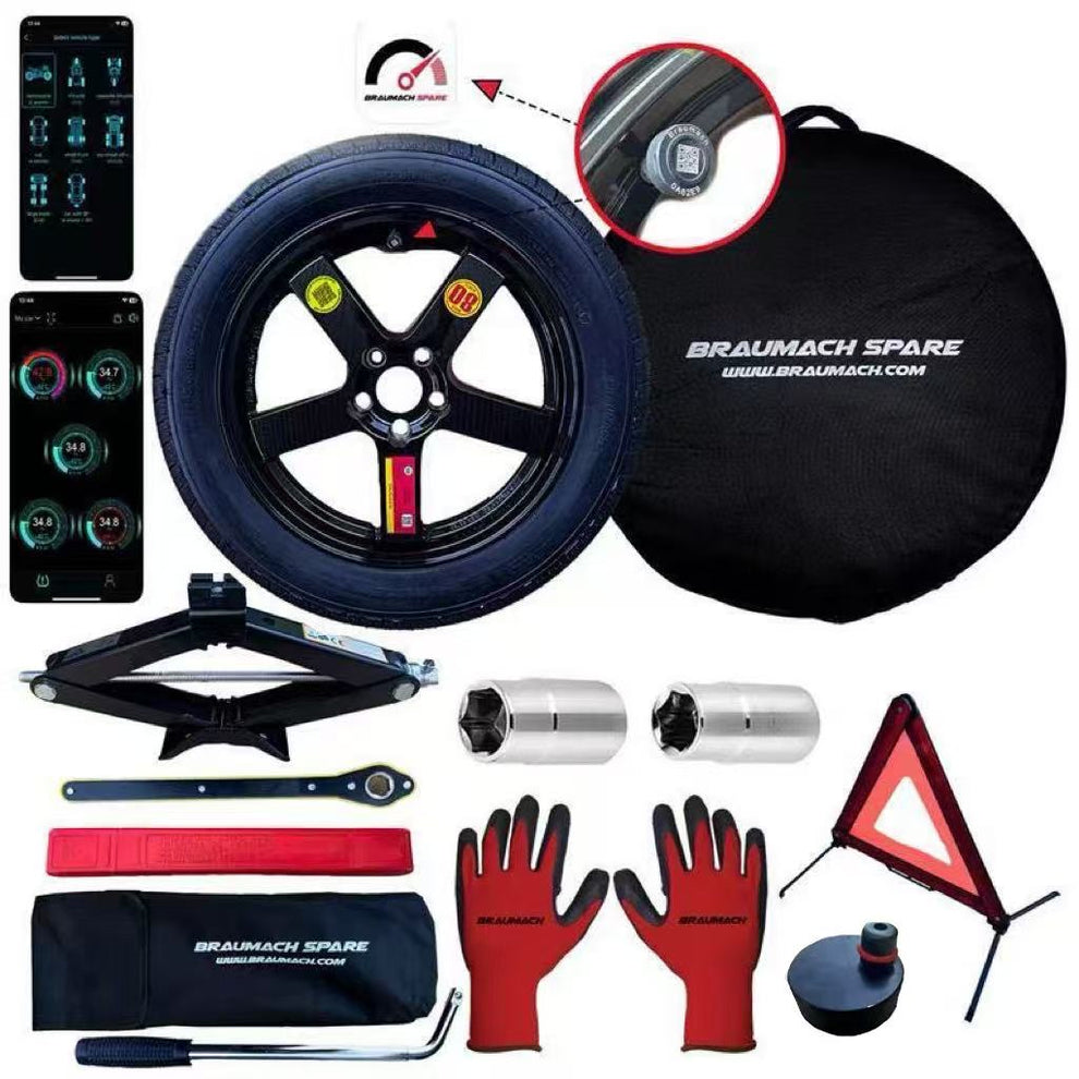 FORD Mustang Mach E Space Saver Spare Wheel Kit - HUB CENTRIC - Brauma ...